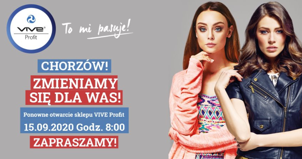 Ponowne otwarcie sklepu VIVE Profit w Chorzowie! – VIVE Textile Recycling