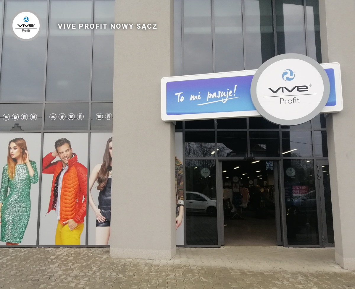 Nowy Sącz ma swój drugi sklep VIVE Profit – VIVE Textile Recycling